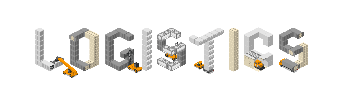 Logistics Word - Icograms Template
